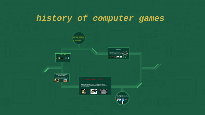 history of computer games by Oscar Arkell on Prezi