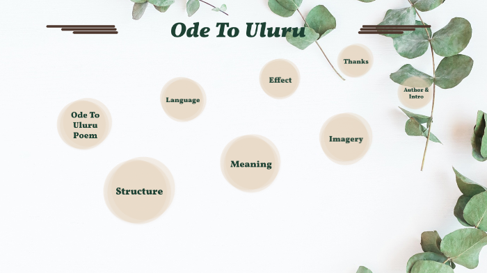 Ode To Uluru Poem Analysis Presentation by Priya Pai on Prezi