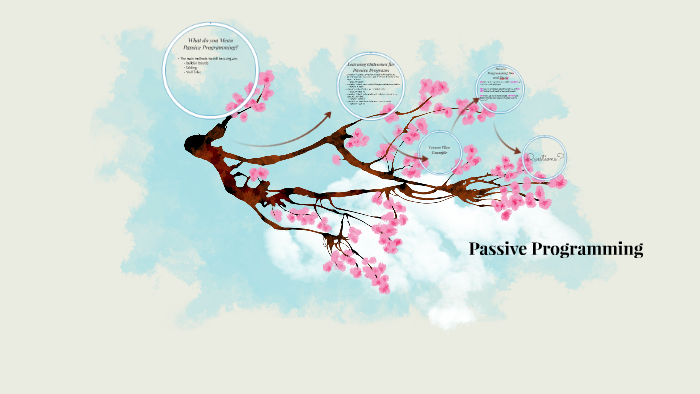 Passive Programming by Savannah Gallant