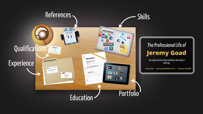 Desktop Prezumé by Jeremy Goad by Jeremy Goad