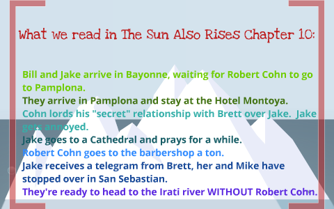 The Sun Also Rises Chapter 10 Prezi by Jason Toncic on Prezi