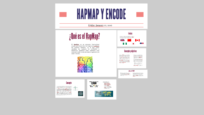 HapMap y ENCODE by María García Jiménez on Prezi