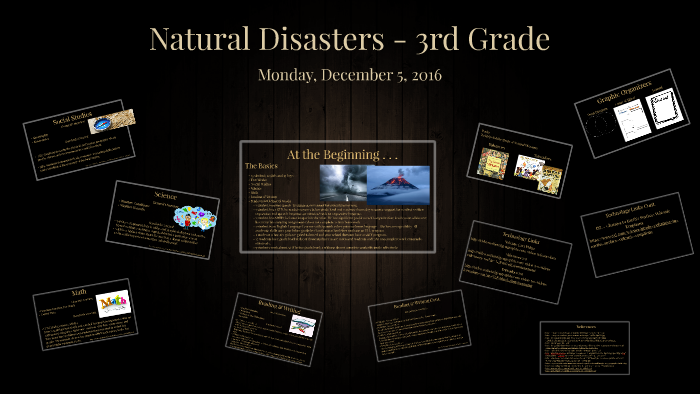 Natural Disasters - 3rd Grade by Shania Channel on Prezi