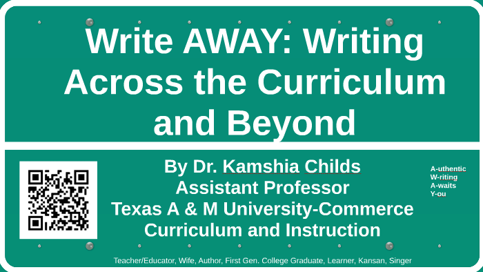 Write AWAY: Integrating Writing Across the Curriculum by Kami Childs on ...