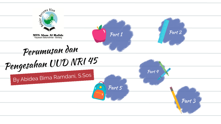 PKN Kelas 7 (Bab 3 Perumusan dan Pengesahan UUD NRI 45) by Bima Ramdani on Prezi