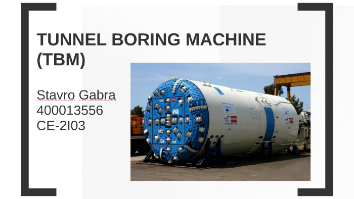 Tunnel Boring Machine (TBM) by Lex D.
