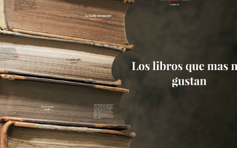 Los libros que más me gustan y que lugares me gustarían conocer by ...