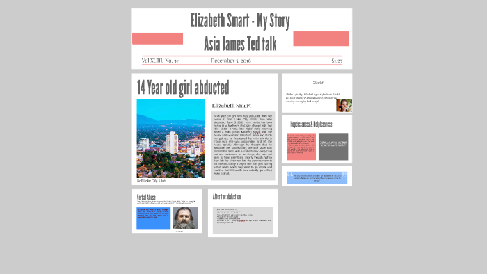 Elizabeth Smart - My Story by on Prezi