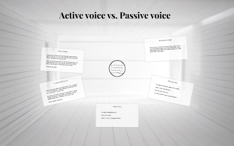 Active voice vs. Passive voice by Phuong Tran on Prezi