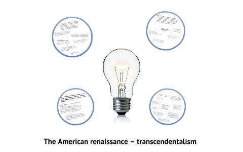 The American renaissance – transcendentalism. The beginnings of non ...