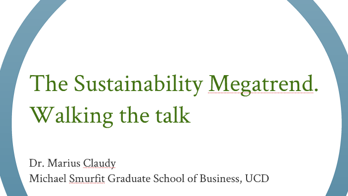 The Sustainability Megatrend by Marius Claudy on Prezi