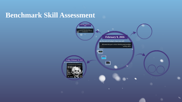 Benchmark Skill Assessment by Melanie Gamache on Prezi