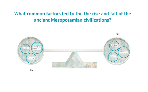 What common factors led to the rise and fall of the ancient ...