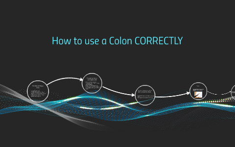 How to use a Colon CORRECTLY by Olivia Richardson