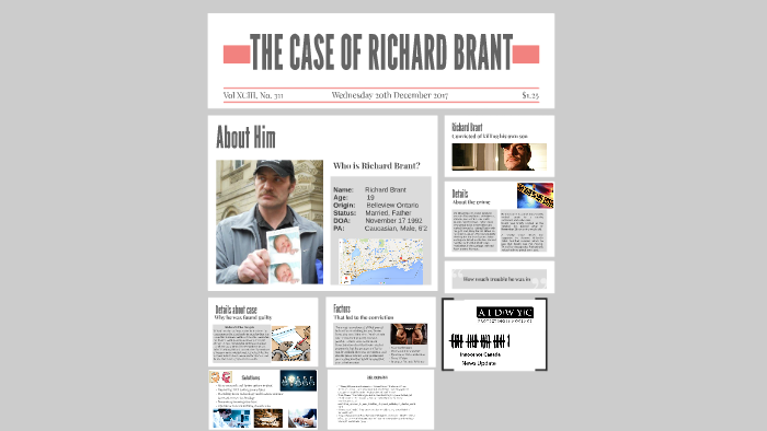 THE CASE OF RICHARD BRANT by Sam Idris on Prezi
