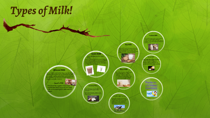 Types of Milk! by Sarah Hurley on Prezi