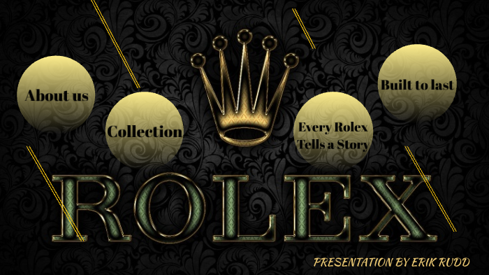 Rolex by Erik Rudd on Prezi