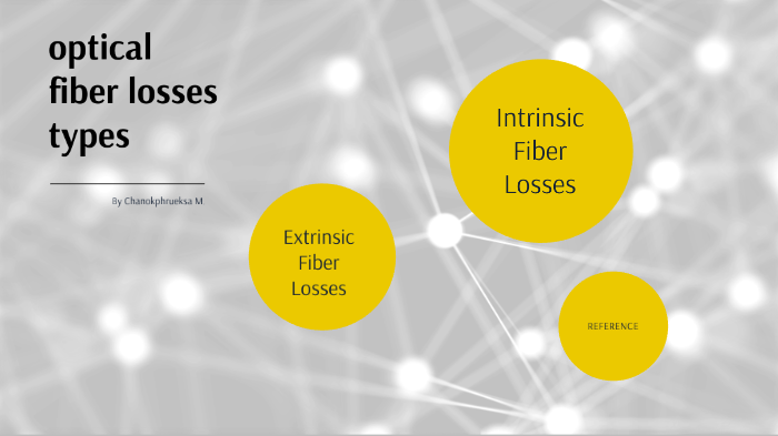 optical fiber losses types by Chanokphrueksa Meethawat on Prezi