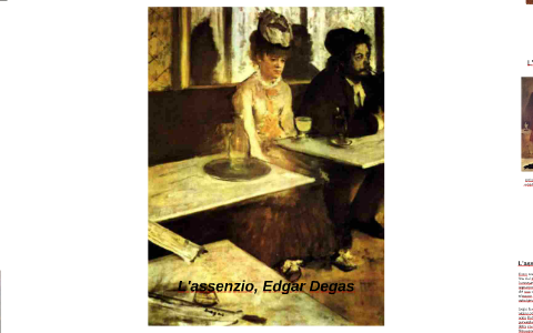 L'assenzio, Edgar Degas by caterina rota on Prezi