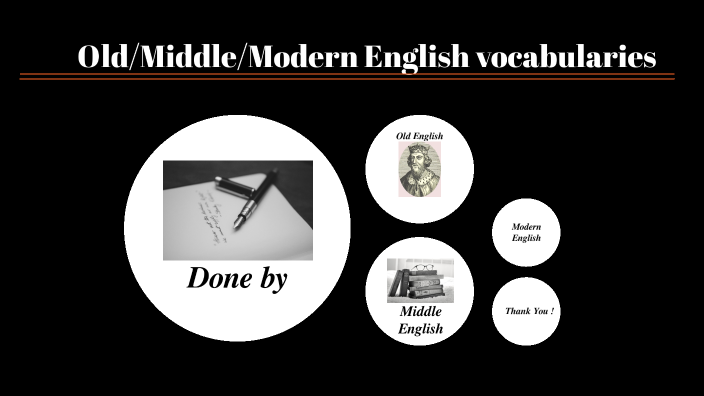 OLD/MIDDLE/MODERN English vocabularies. by Yerzhan Ramatolla on Prezi