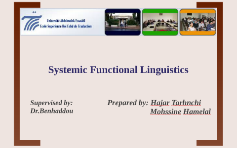 1. What is Systemic Functional Linguistics by ђåJåя MarOoc on Prezi