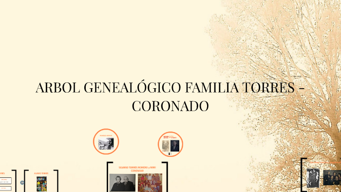 ARBOL GENEALÓGICO FAMILIA TORRES -CORONADO by Juliette Gaviria on Prezi