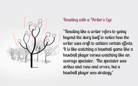 Reading with a Writer's Eye by Jessica Mathis on Prezi