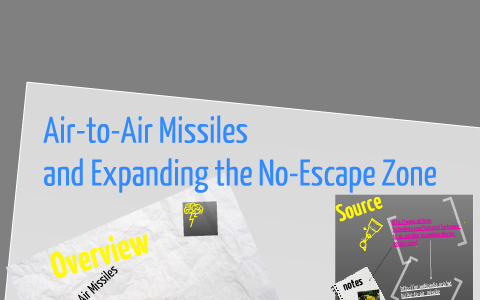 Air-to-Air Missiles and Expanding the No-Escape Zone by Katelin Reed on ...