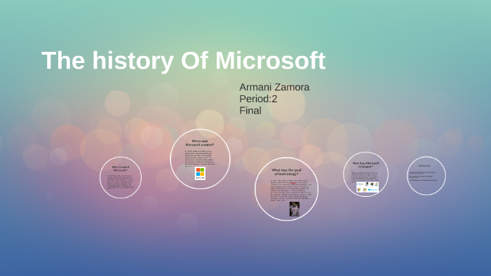 Who Created Microsoft? by armani zamora on Prezi