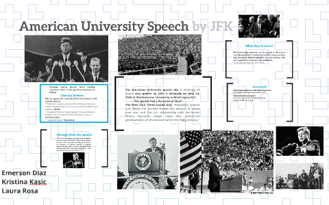 American University Speech by JFK by Laura Rosa
