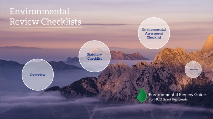 Environmental Review Checklist by Cesar Castro on Prezi