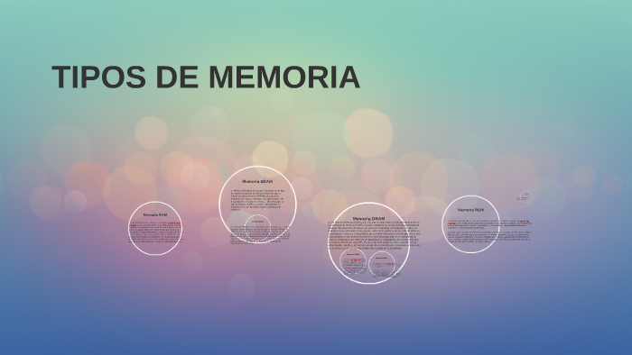 TIPOS DE MEMORIA by virginia lazcano on Prezi
