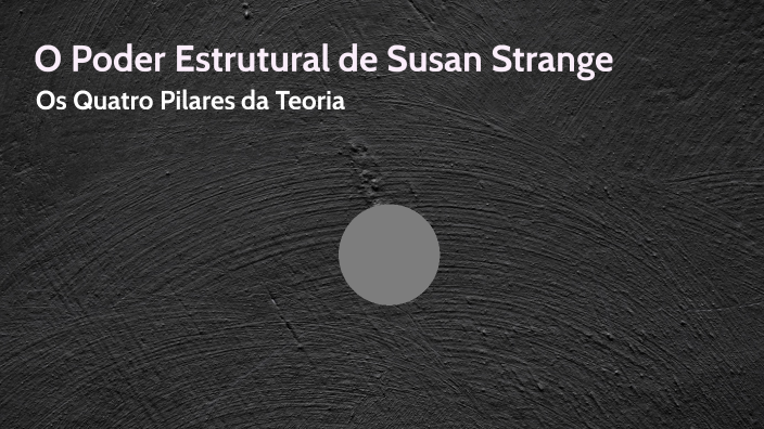 O Poder Estrutural de Susan Strange by Thiago Ferreira on Prezi