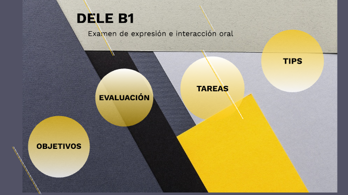 DELE B1- Examen de expresión e interacción oral by Lexi Angelina Rondón ...