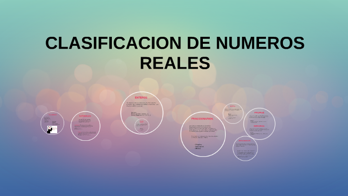 CLASIFICACION DE NUMEROS REALES by Takeshi Kasannova on Prezi