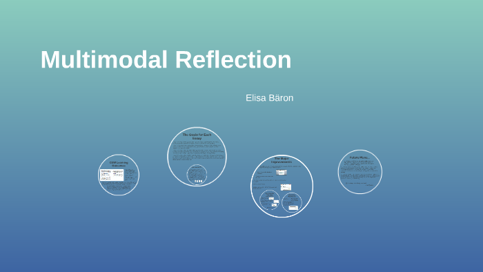 Multimodal Reflection by Elisa Baeron on Prezi