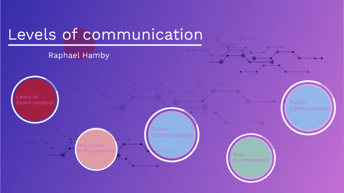 Levels of Communication by Raphael Hamby on Prezi