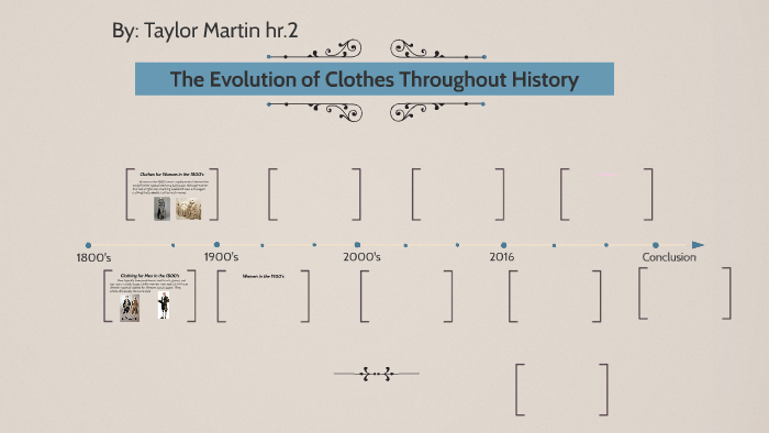 The Evolution of Clothes Throughout History by Taylor Martin on Prezi