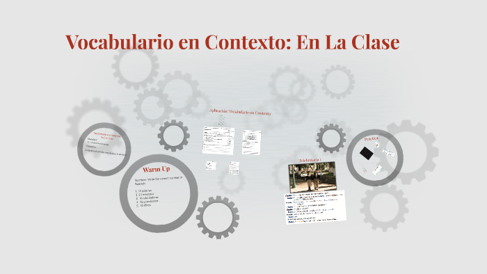 Vocabulario en Contexto: En La Clase3 by Marilin Musser on Prezi