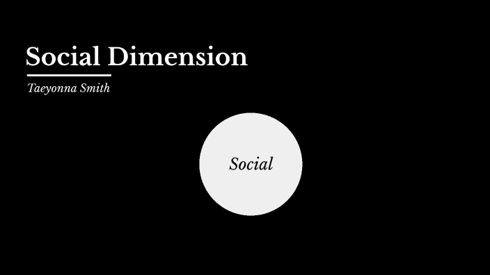 Social Dimension by Taeyonna Smith on Prezi