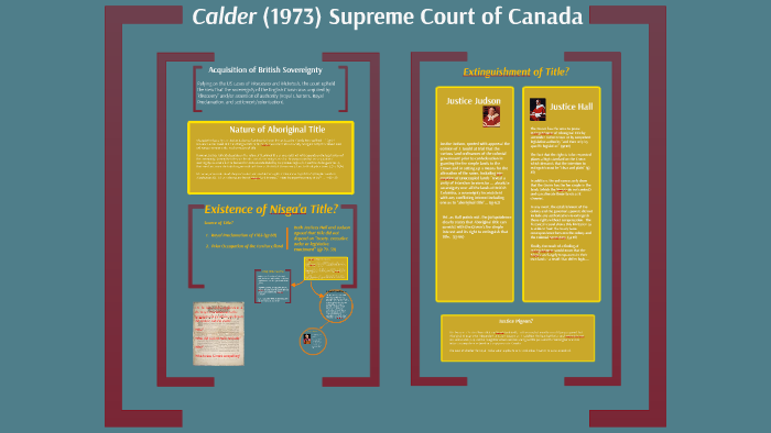 Calder Case Overview by Larry Chartrand