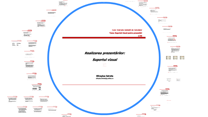 Design vizual by Olimpius Istrate on Prezi