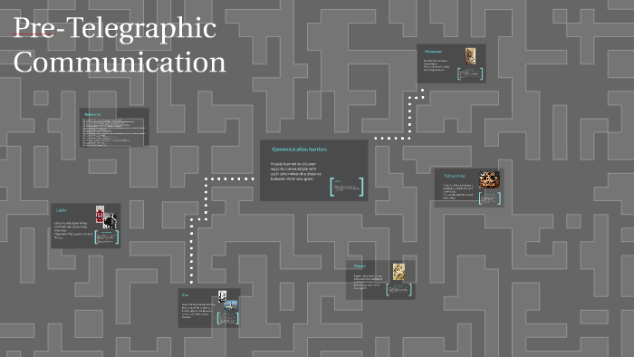 Pre-Telegraphic Communication by steve plazony on Prezi