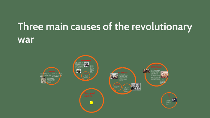 Three main causes of the revolutionary war by Wade Babcock on Prezi