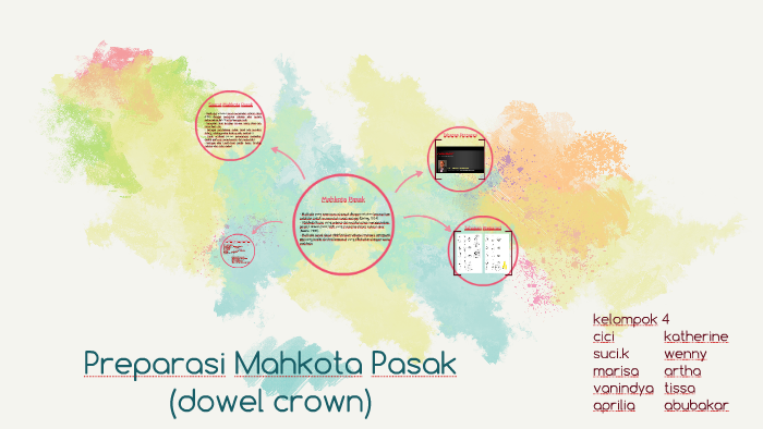 preparasi mahkota pasak (dowel crown) by wahyu apriza on Prezi