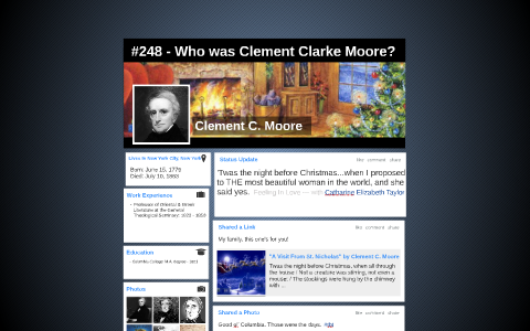#248 - Who was Clement Clarke Moore? by Rachel Torres on Prezi