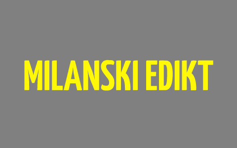 Konstantin veliki i Milanski edikt by Aleksandar Zivkovic on Prezi