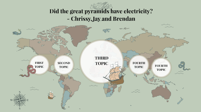 Did the great pyramids have electricity? by Chrissy MItchell