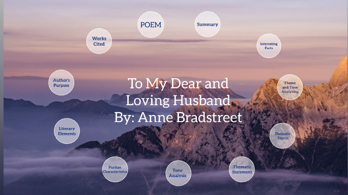 To My Dear and Loving Husband by Anne Bradstreet by Ana Madrid on Prezi
