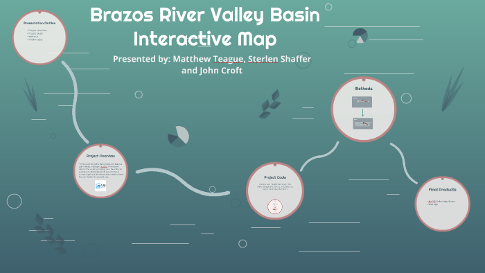 Brazos River Basin Interactive Map by Sterlen Shaffer